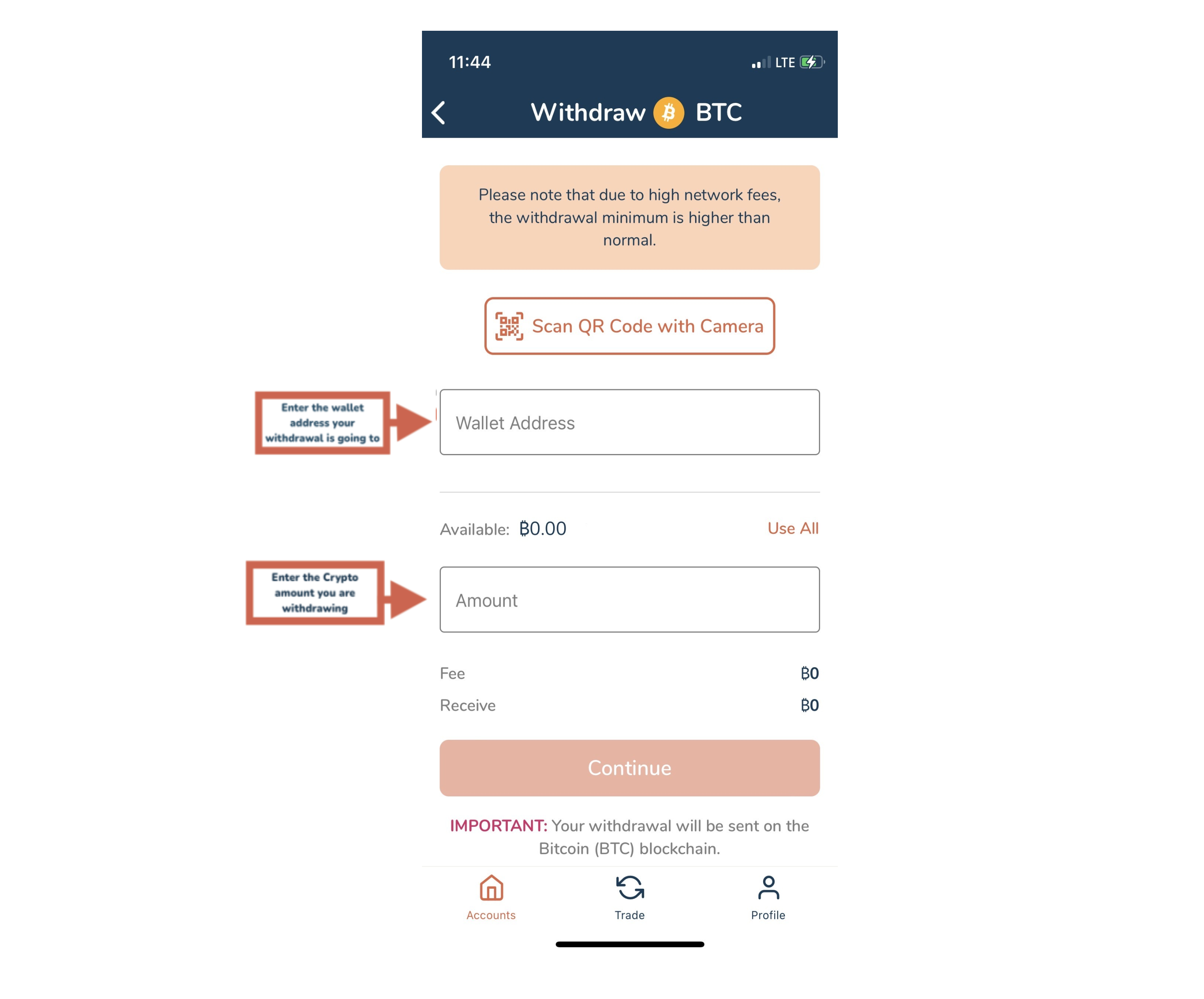 How do I send/withdraw cryptocurrency from my Bitbuy account? – Bitbuy ...